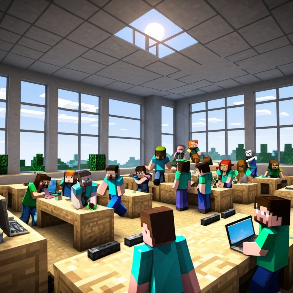 Les HUG modélisés sur Minecraft - HUG