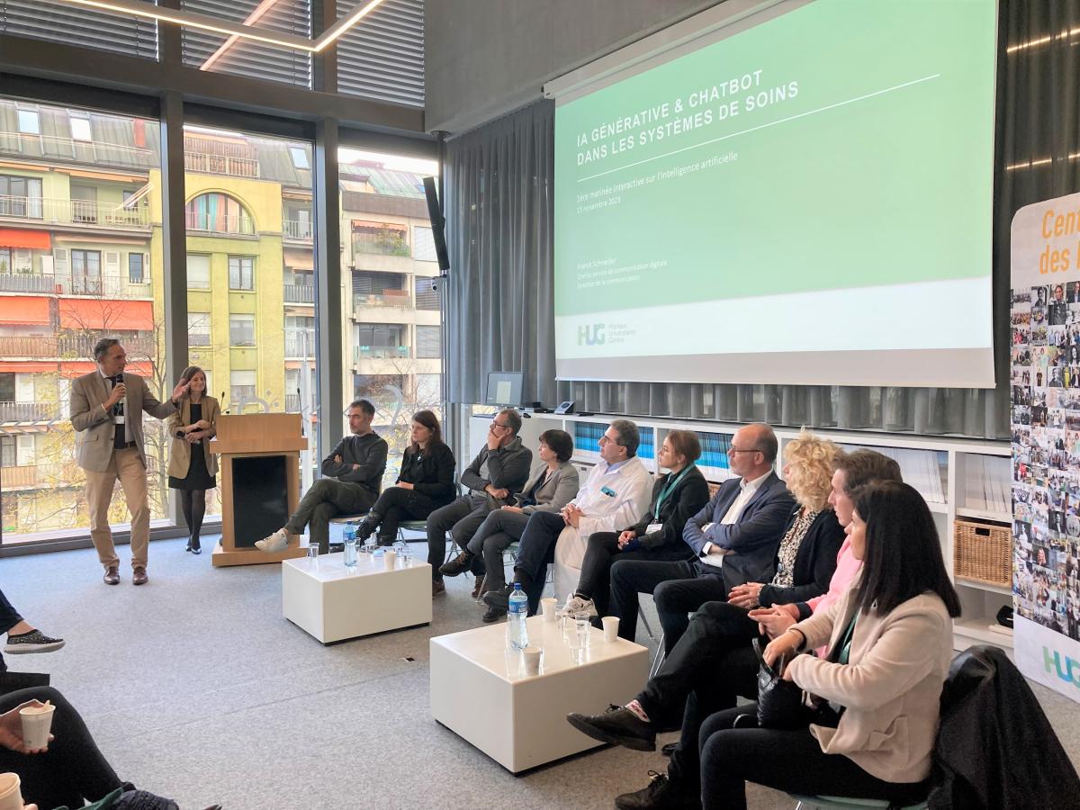 Série événements intelligence artificielle dans les soins - HUG