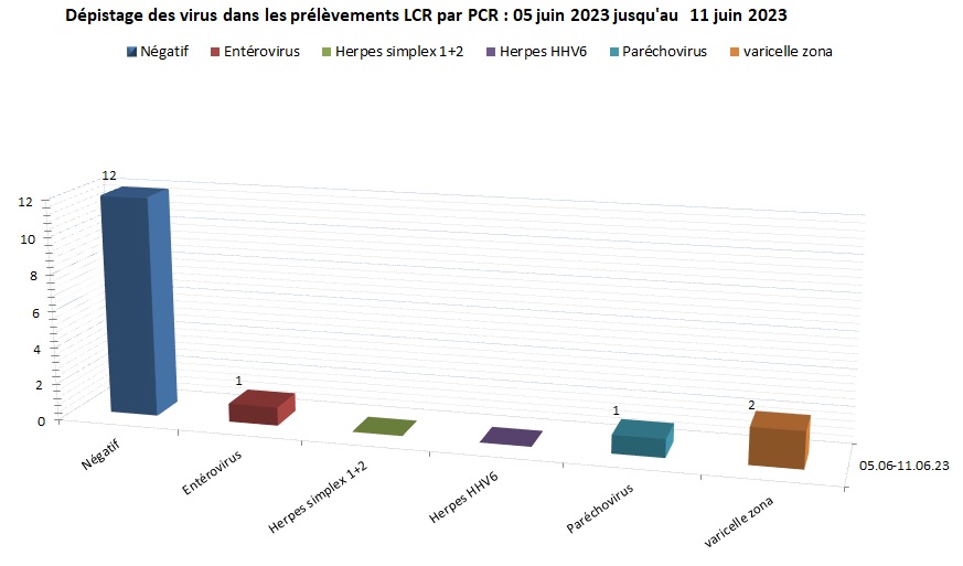 Epidémiologie virale dans les liquides céphalo-rachidiens (LCR ...